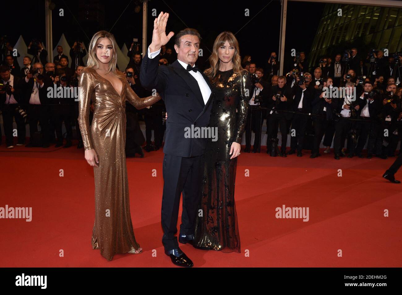 Jennifer Flavin, Sistine Rose Stallone and Sylvester Stallone attend ...