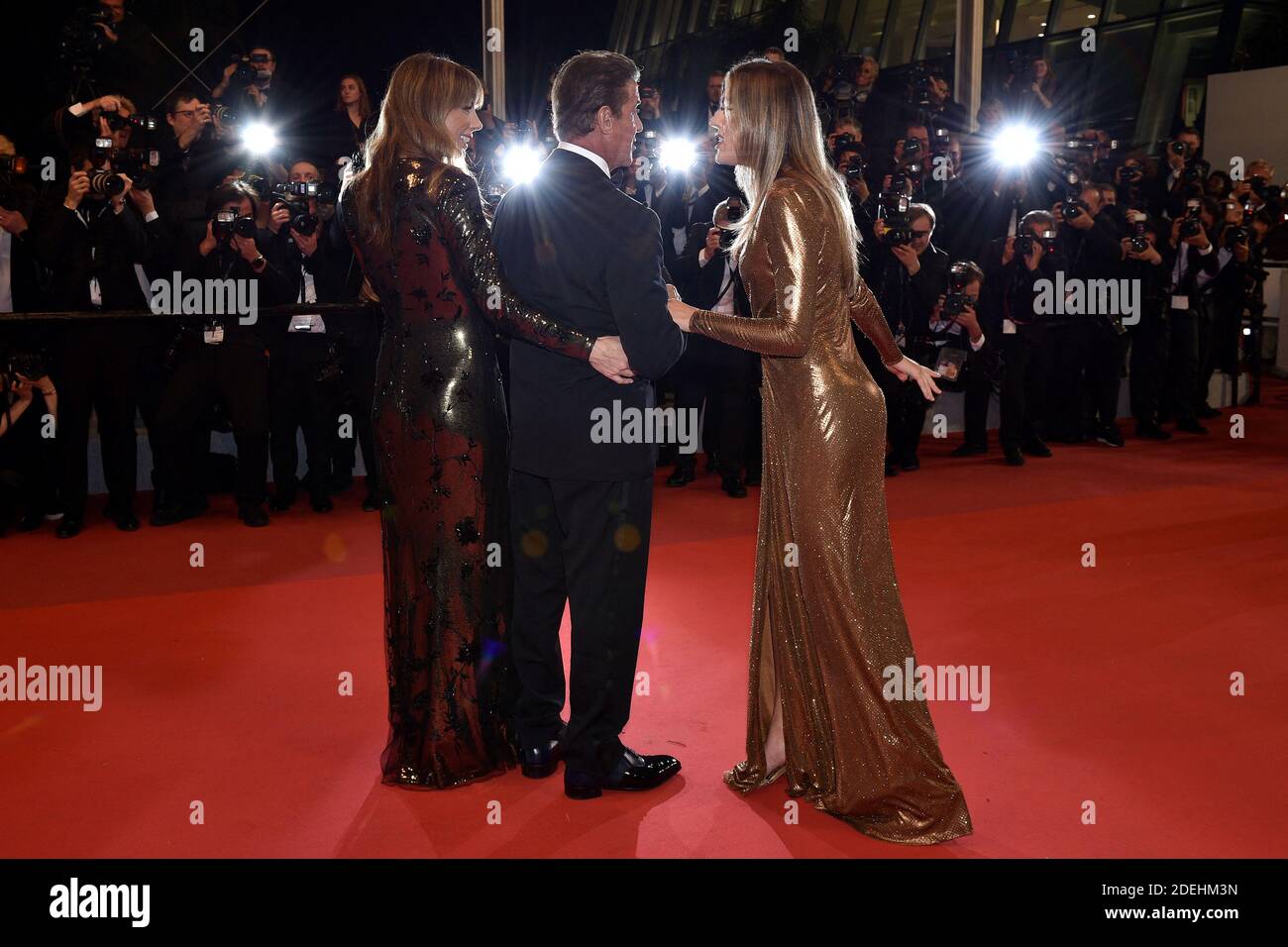 Jennifer Flavin, Sistine Rose Stallone and Sylvester Stallone attend ...