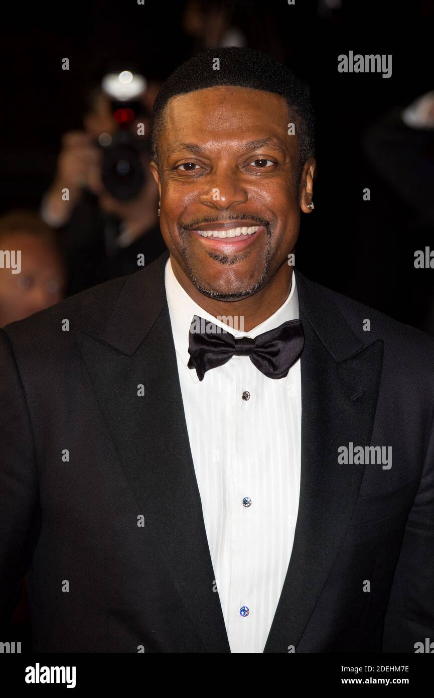 Chris Tucker arriving on the red carpet of 'Rambo First Blood ...