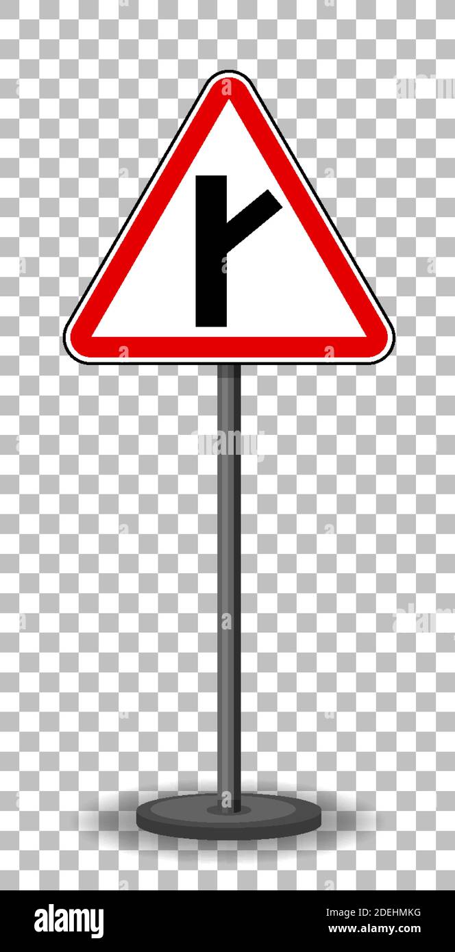 Red traffic sign on transparent background illustration Stock Vector ...