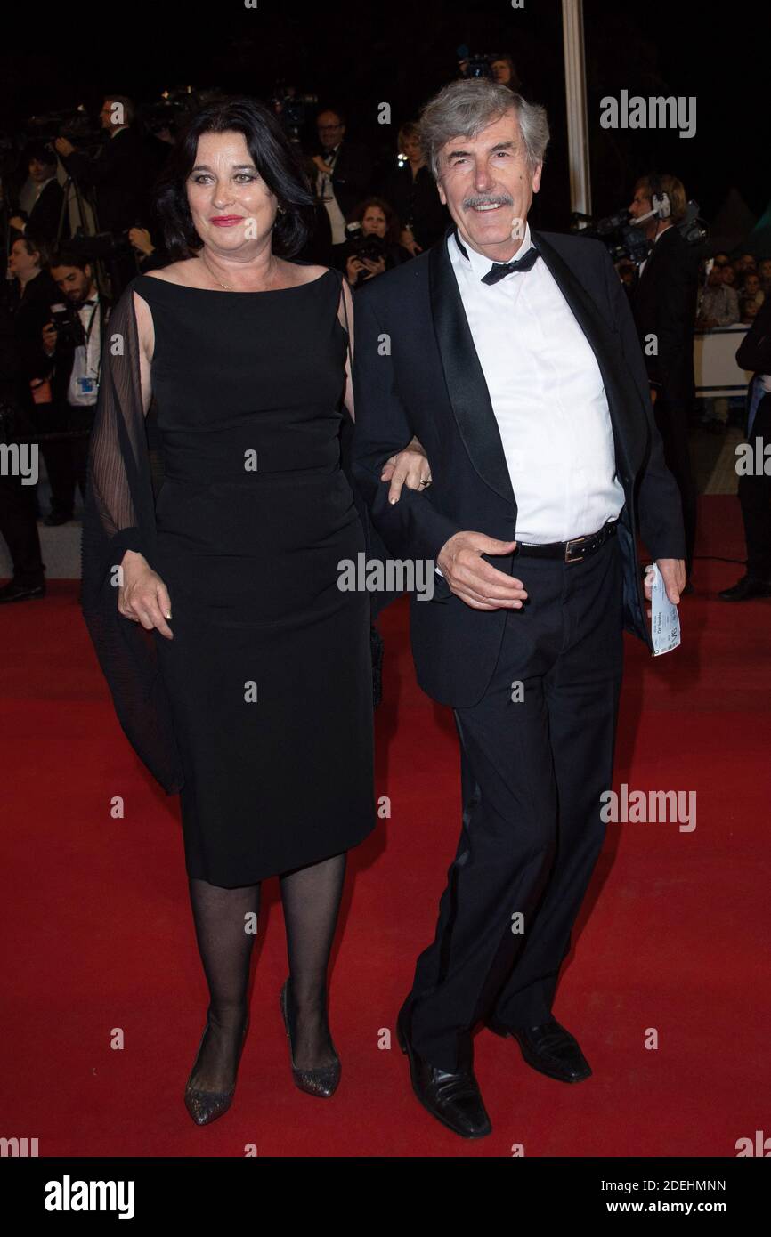 Bernard Menez and his wife attending the the screening of Rambo - First ...