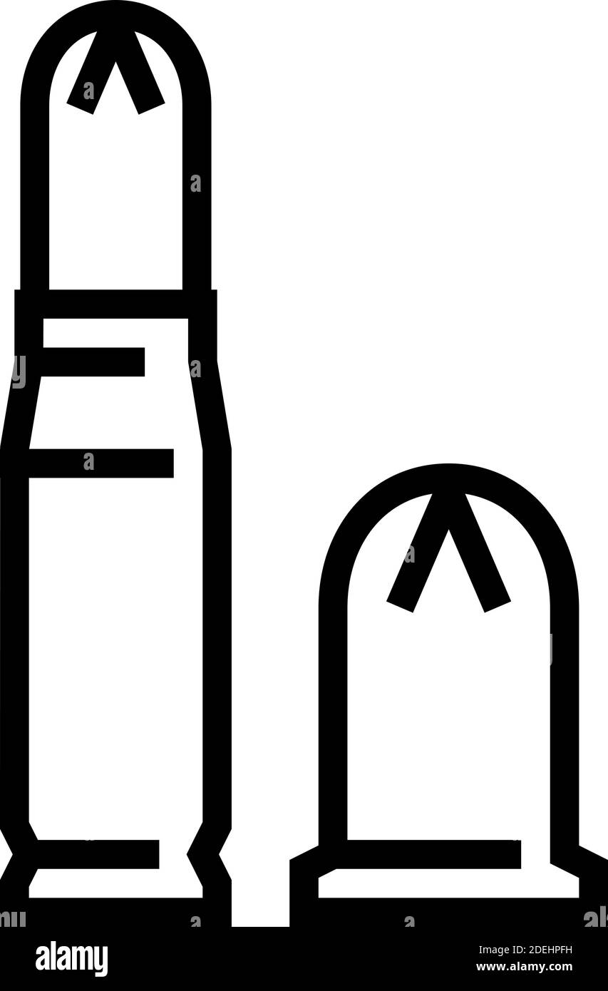 bullet types line icon vector illustration Stock Vector Image & Art - Alamy