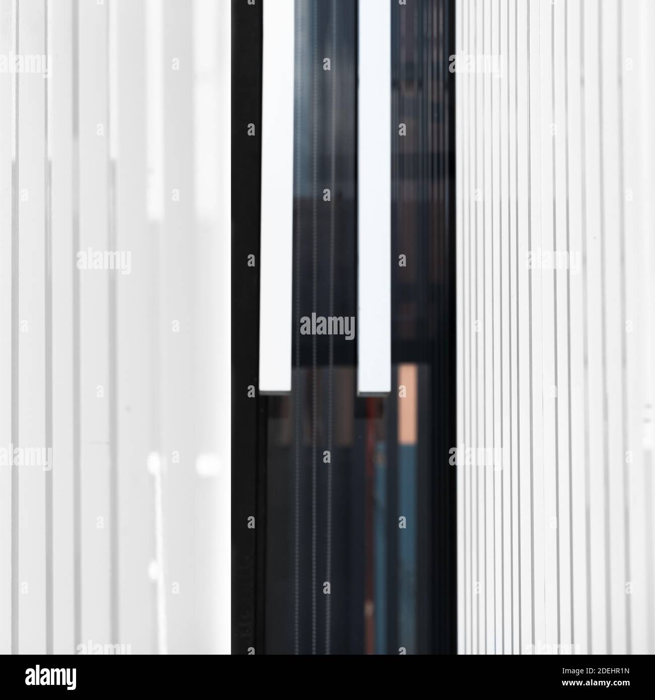 black and white modern line interior abstract architecture square ...