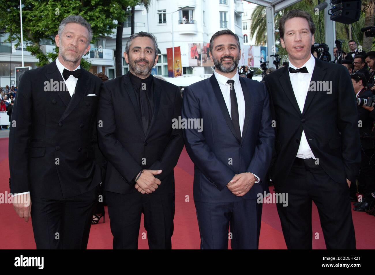 Vincent Cassel, Eric Toledano, Olivier Nakache and Reda Kateb attending ...