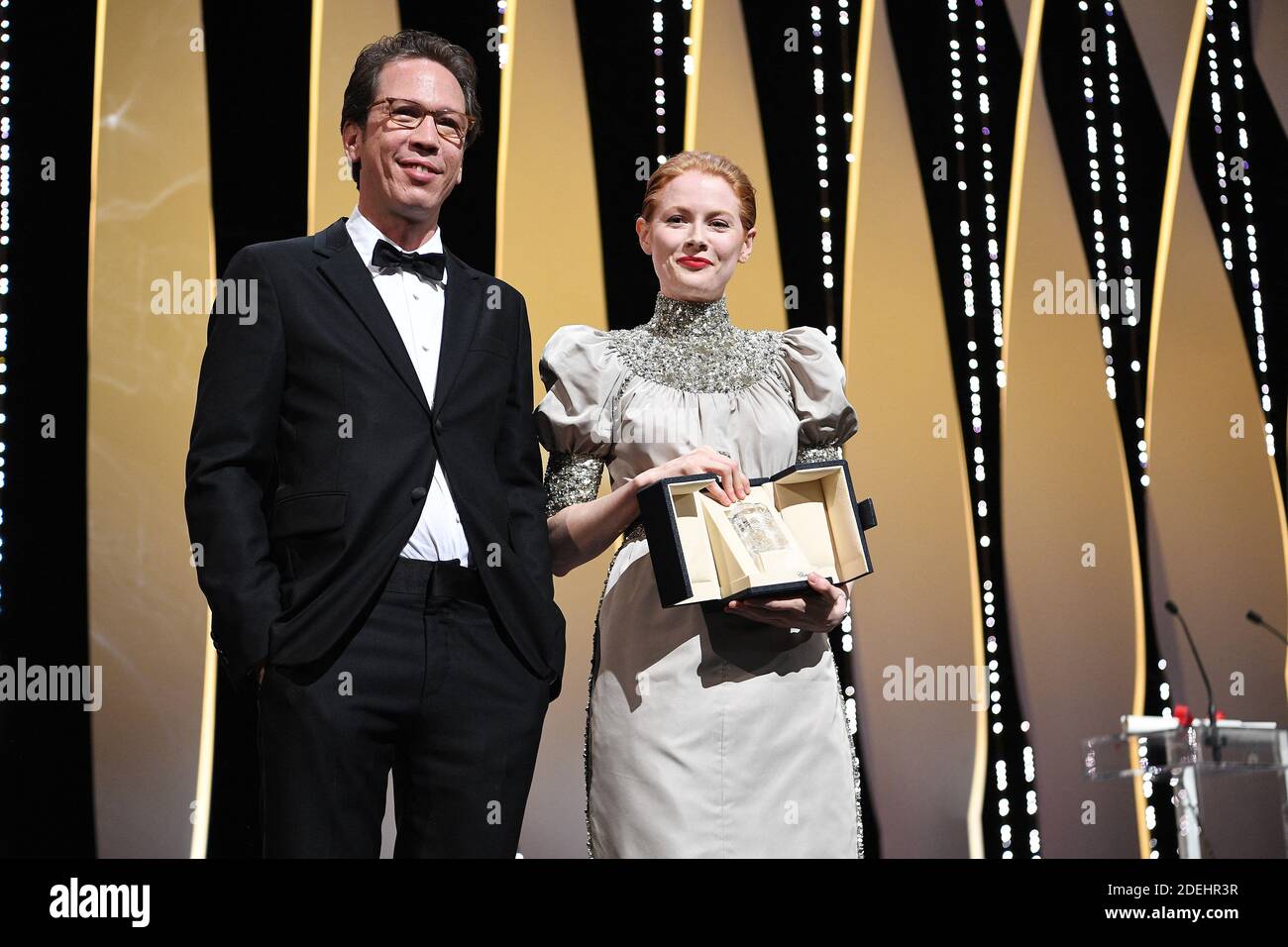 Emily Beecham receives the Best Actress award for her role in "Little ...