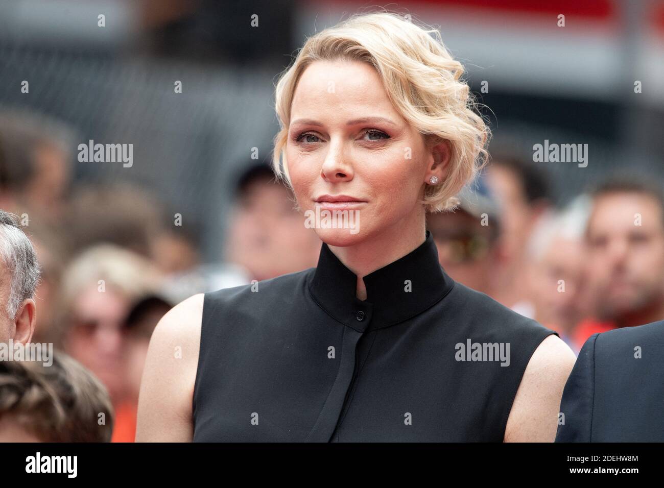 Princess Charlene of Monaco attends the F1 Grand Prix of Monaco on May ...