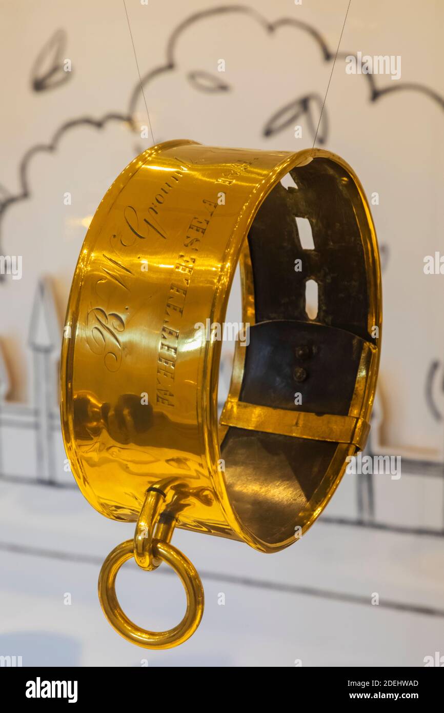 England, Kent, Leeds Castle, The Dog Collar Museum, Exhibit of ...