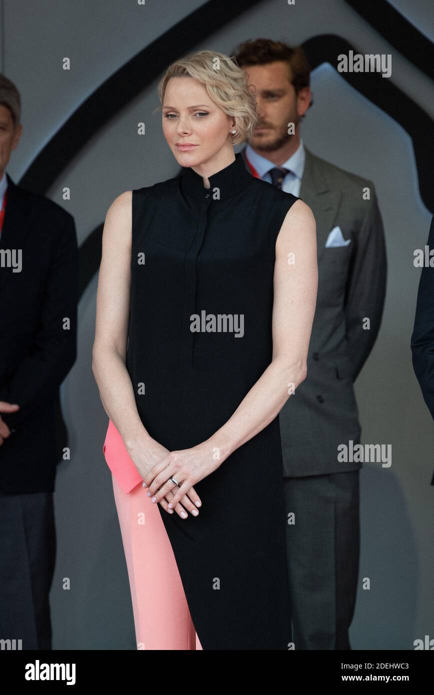 Princess Charlene of Monaco attends the F1 Grand Prix of Monaco on May ...