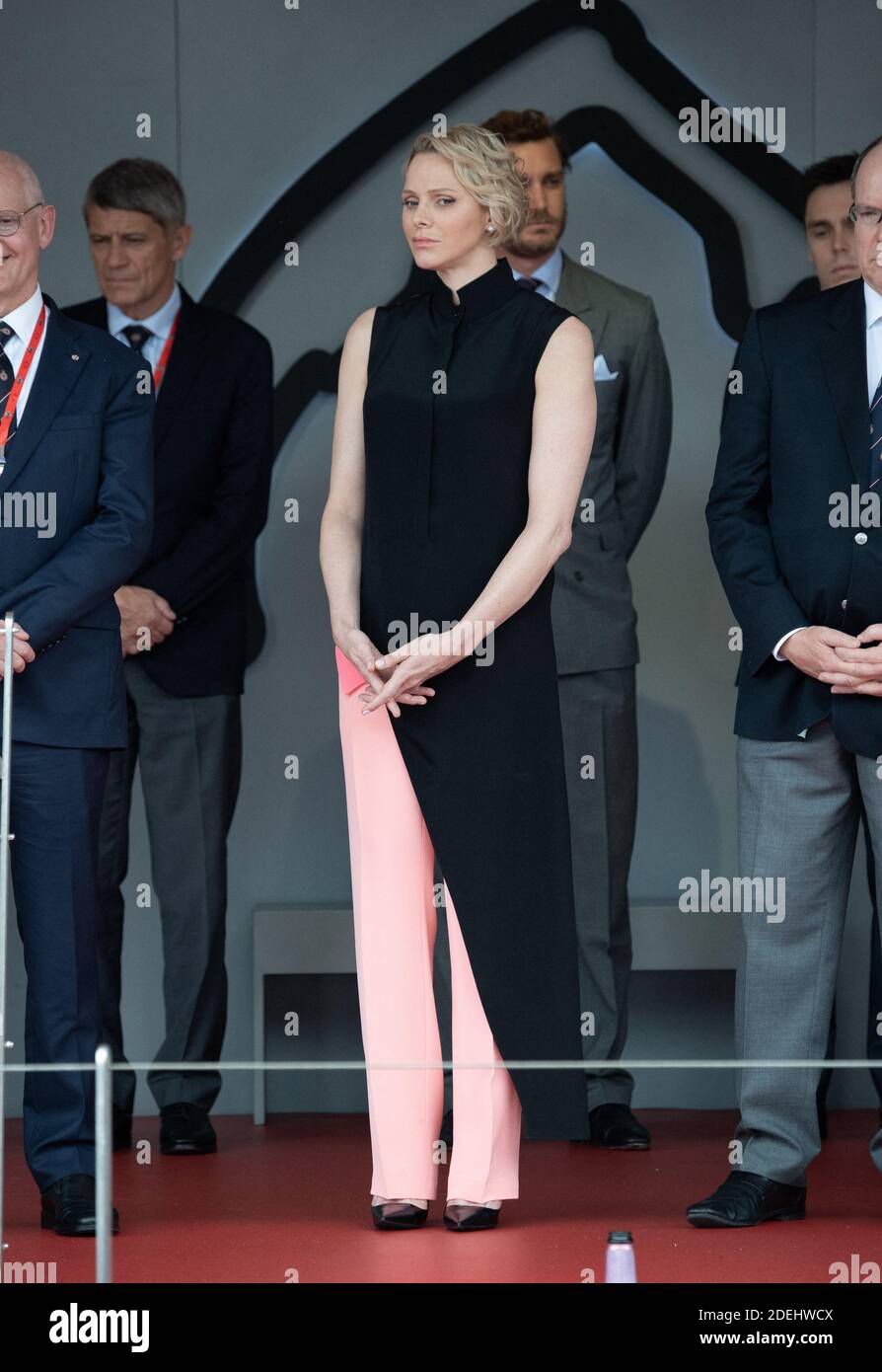 Princess Charlene of Monaco attends the F1 Grand Prix of Monaco on May ...
