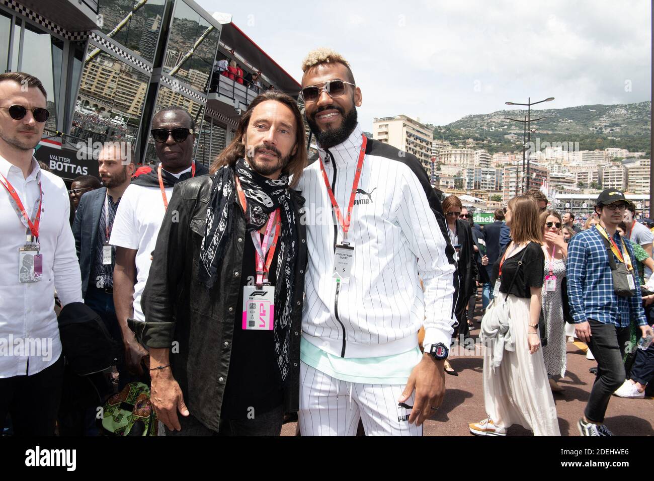 Christophe Le Friant a.k.a. Bob Sinclar and Eric Maxim Choupo-Moting ...