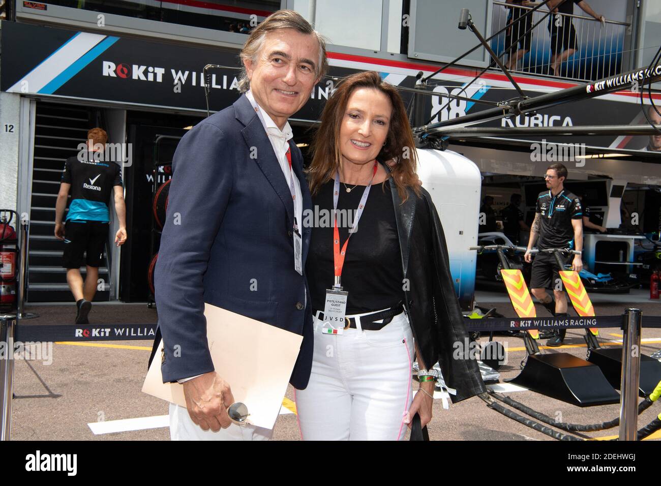 Philippe Douste-Blazy with his wife Marie-Yvonne Douste-Blazy attend ...