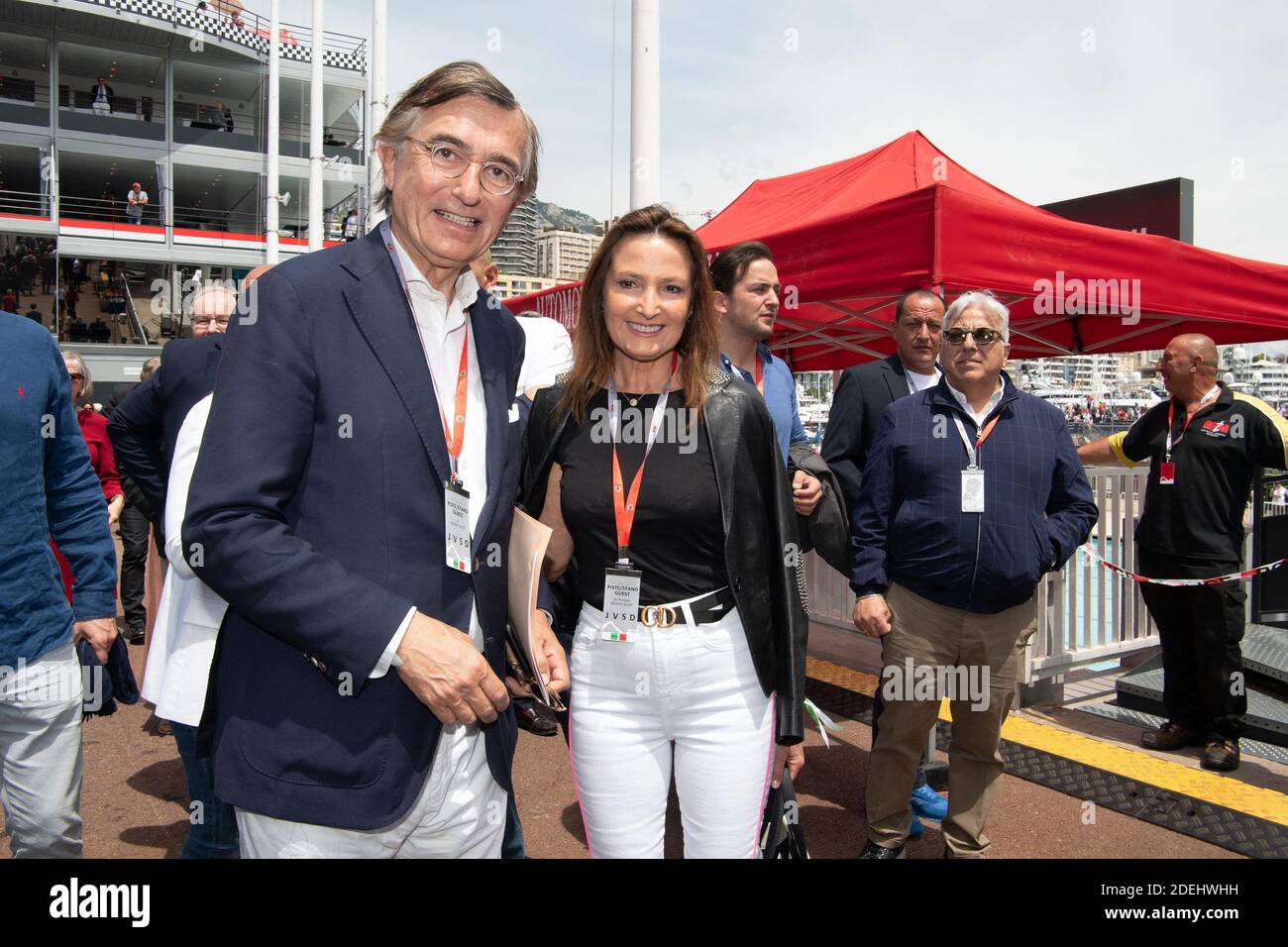 Philippe Douste-Blazy with his wife Marie-Yvonne Douste-Blazy attend ...