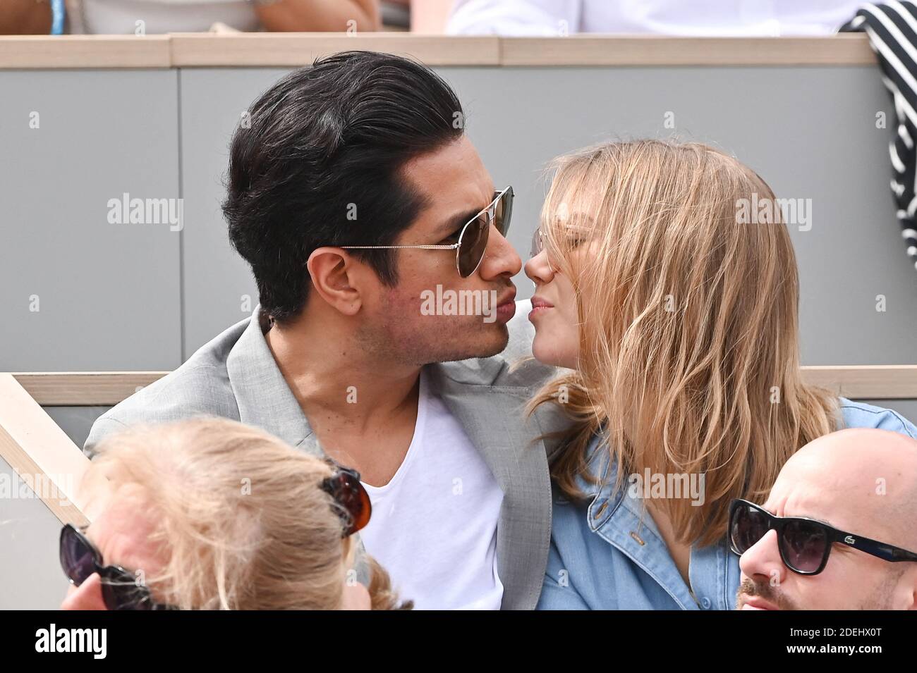 Sugar Sammy and his girlfriend Nastassia attend the 2019 French Open ...