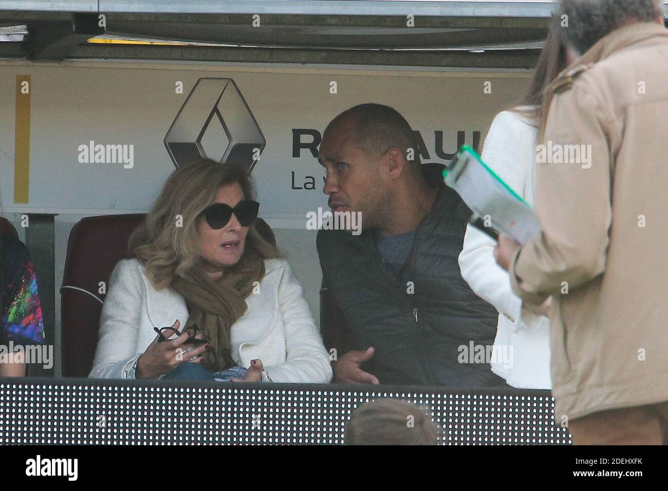 Valerie Trierweiler and her boyfriend Romain Magellan takes part in the ...