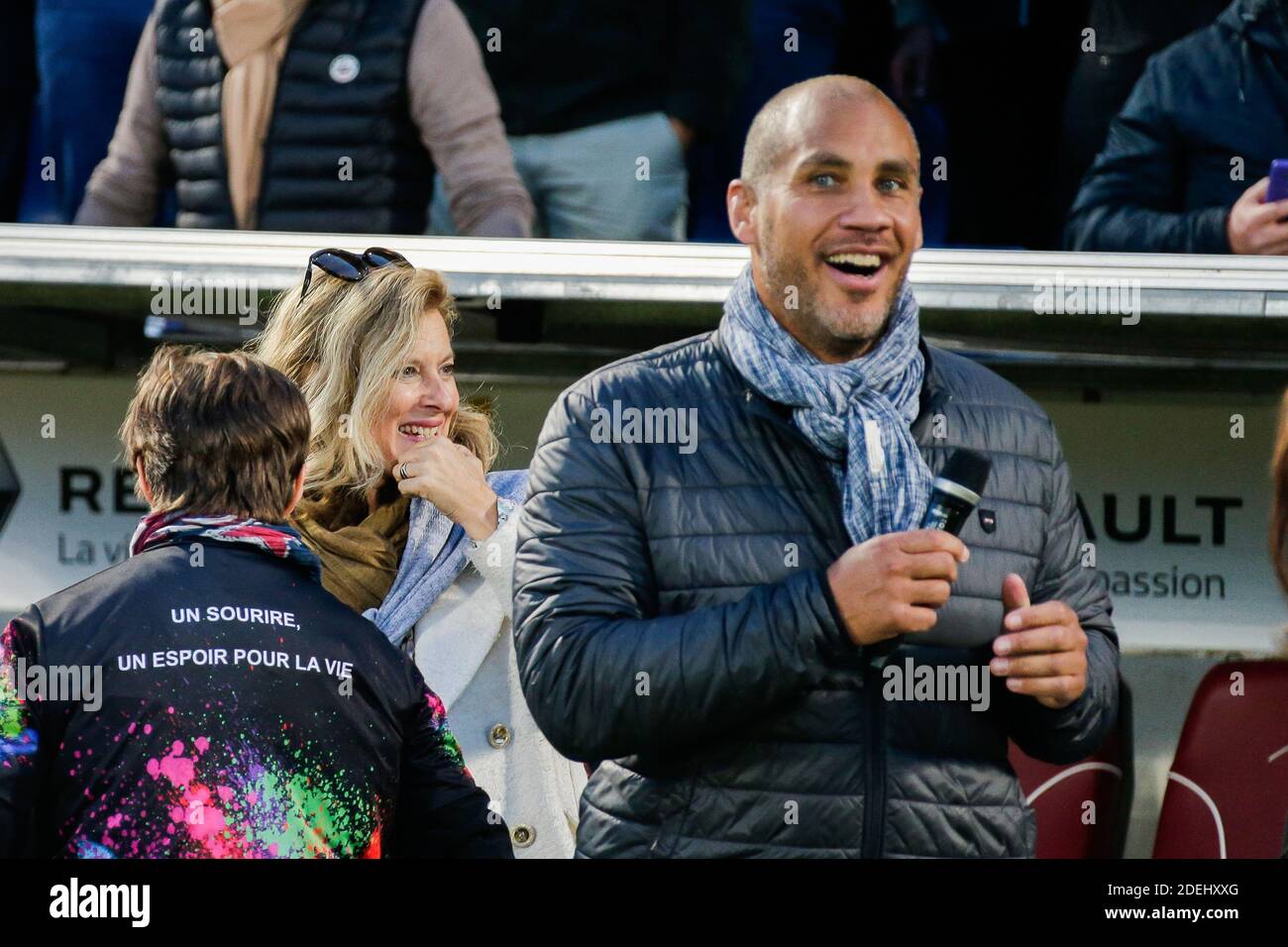 Valerie Trierweiler and her boyfriend Romain Magellan takes part in the ...