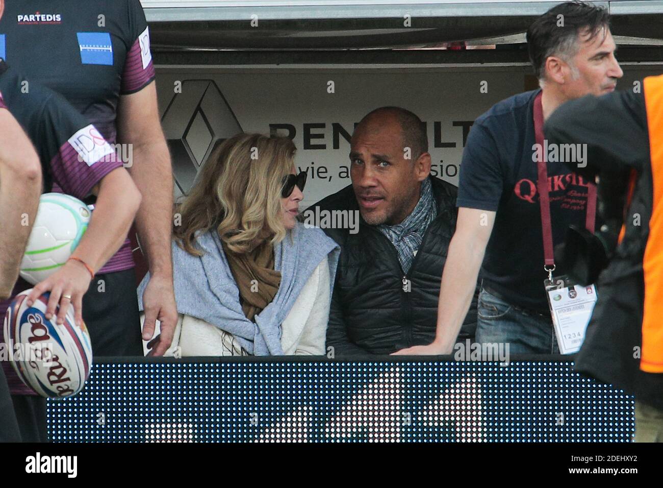 Valerie Trierweiler and her boyfriend Romain Magellan takes part in the ...