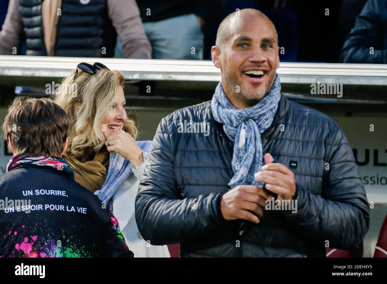 Valerie Trierweiler and her boyfriend Romain Magellan takes part in the ...