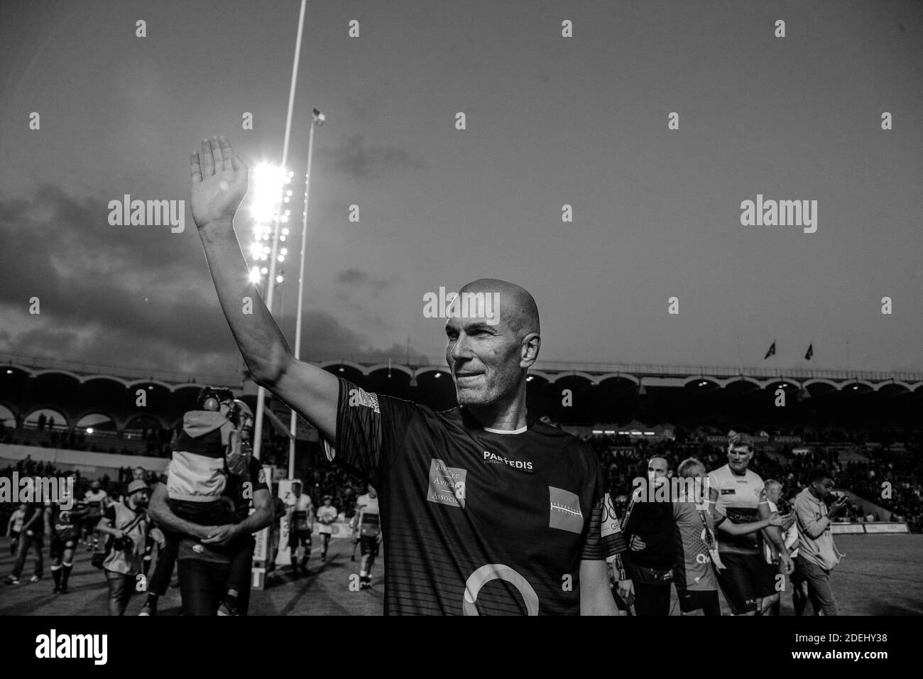 Zinedine zidane french football player Black and White Stock Photos ...