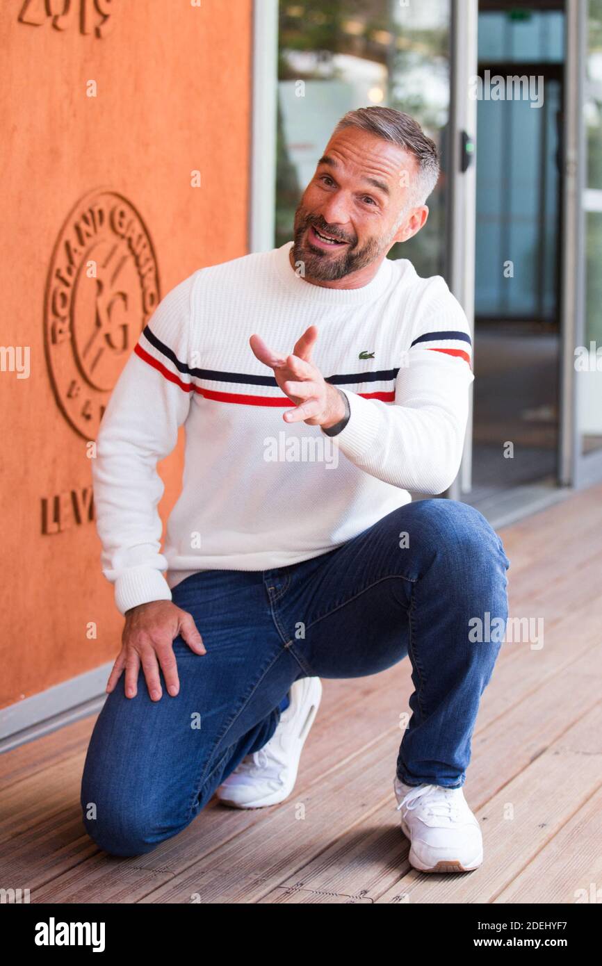 Philippe Bas in Village during French Tennis Open at Roland-Garros ...