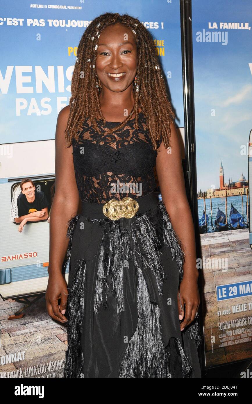 Nadege Beausson-Diagne attending the premiere of Venise N'est Pas En ...