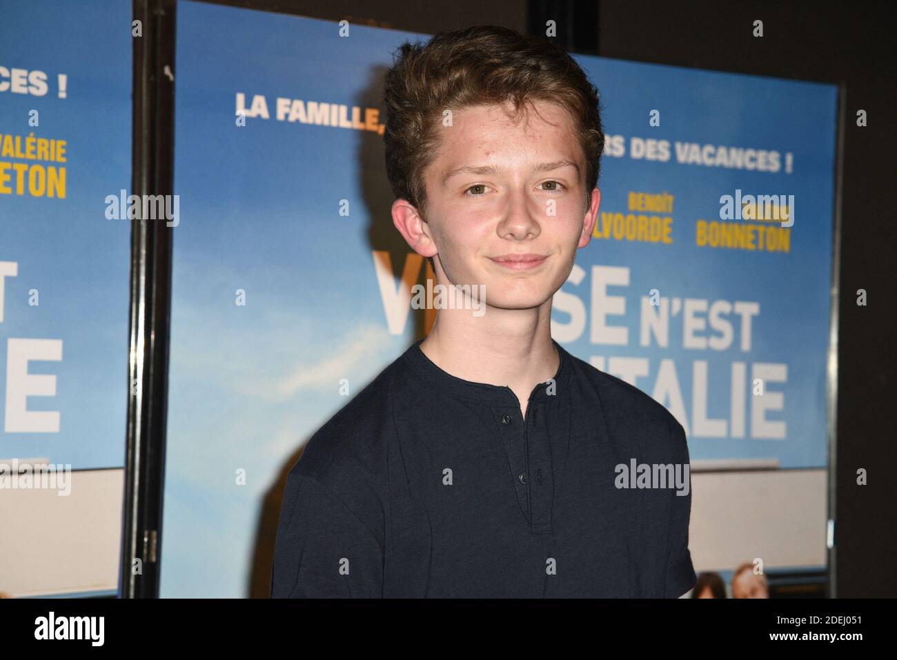 Helie Thonnat attending the premiere of Venise N'est Pas En Italie at ...