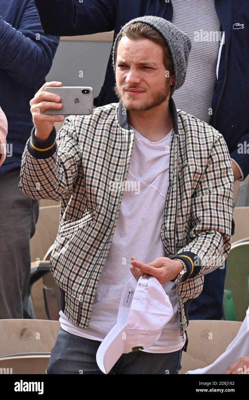 Paul Bartel attends the 2019 French Tennis Open - Day Four at Roland ...