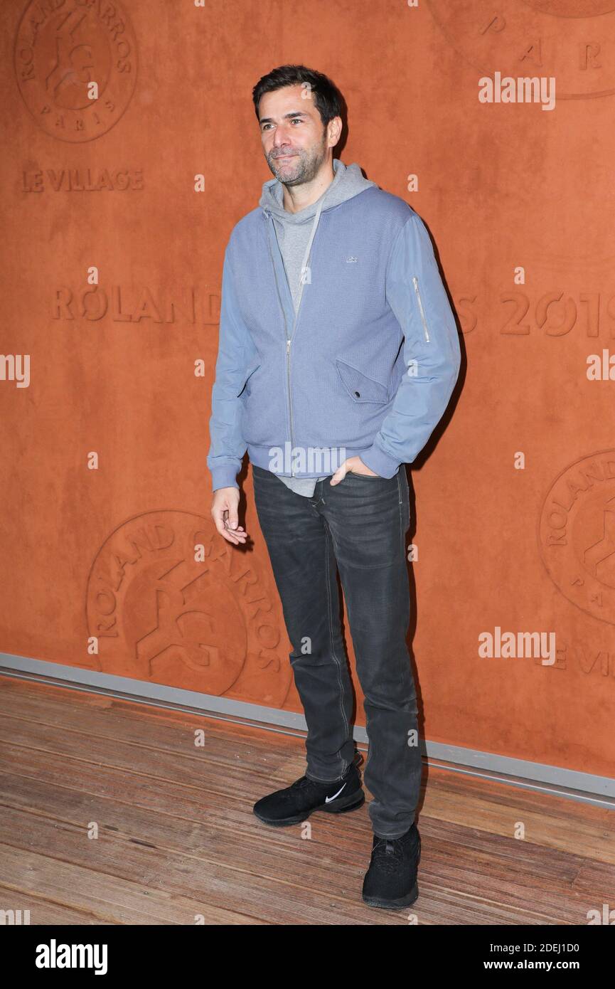 Gregory Fitoussi in Village during French Tennis Open at Roland-Garros ...