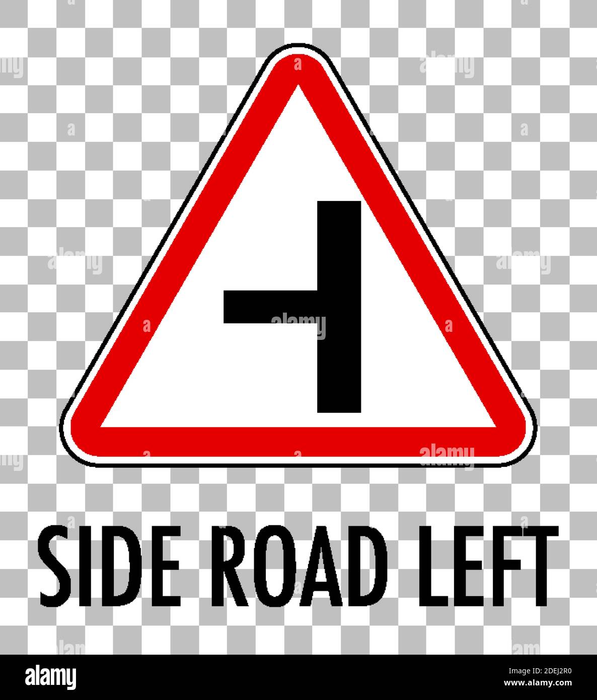 Red traffic sign on transparent background illustration Stock Vector ...