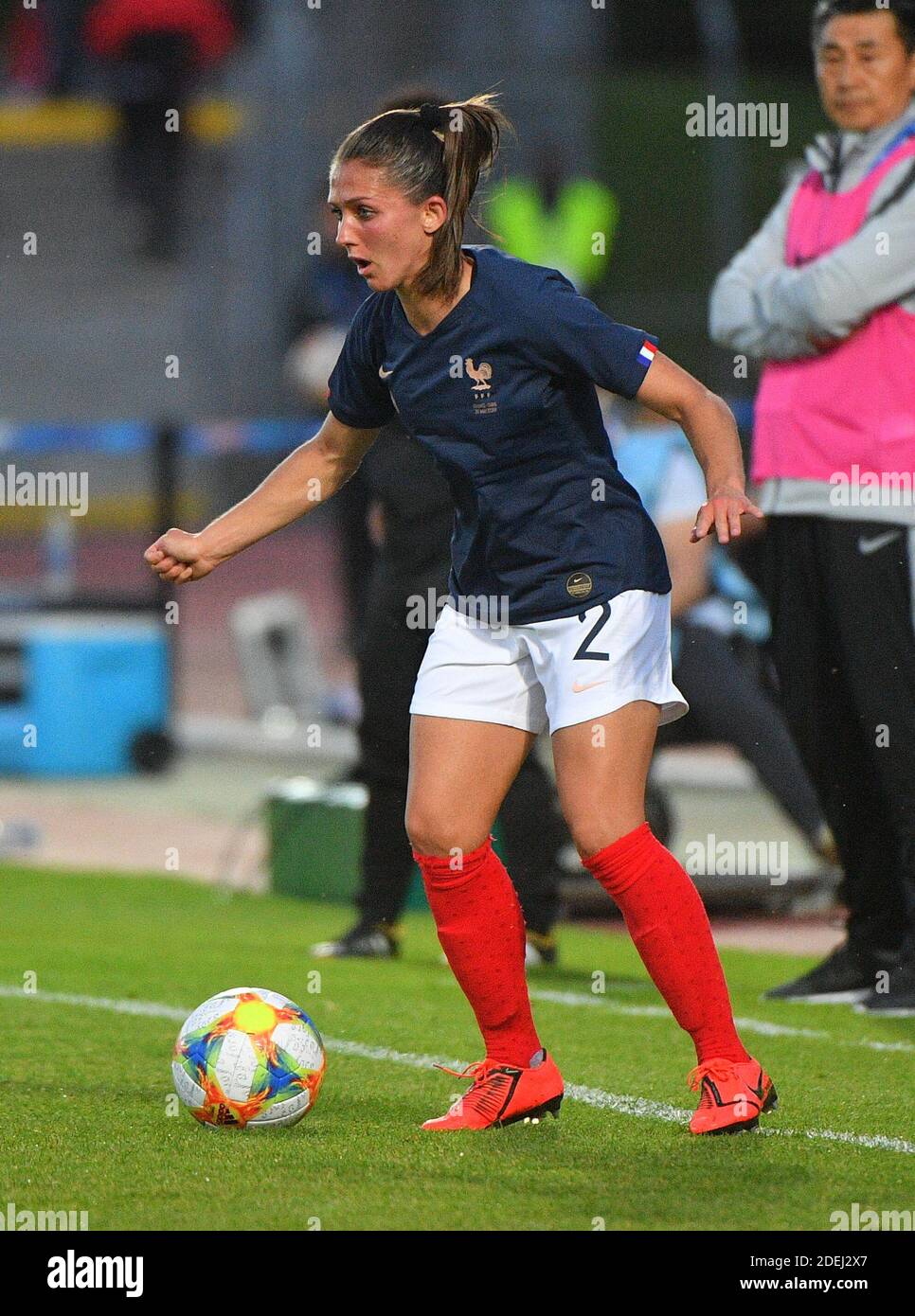 France'sEve Perisset during the friendly football match between France ...