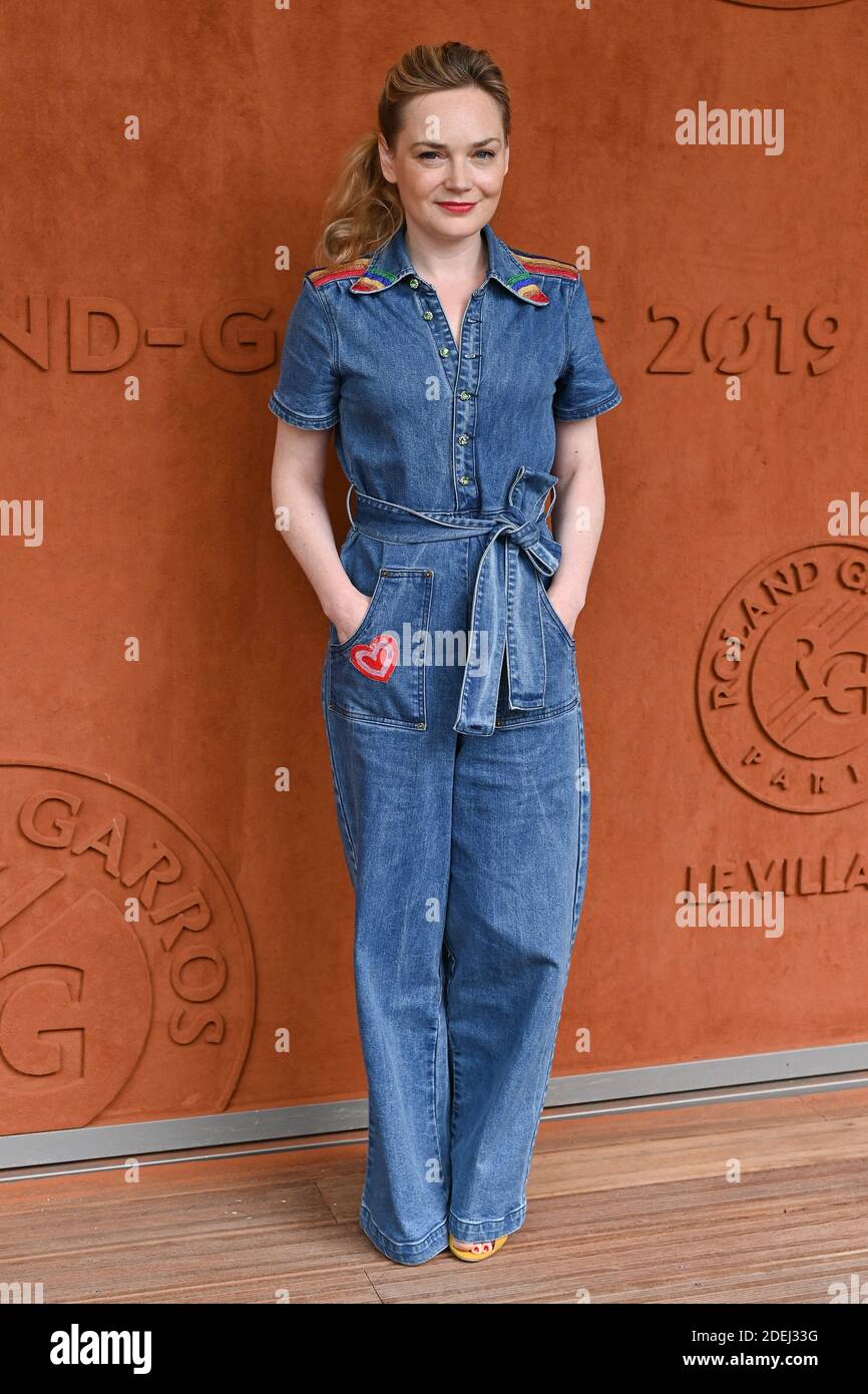 Julie Judd in Village during French Tennis Open at Roland-Garros arena ...