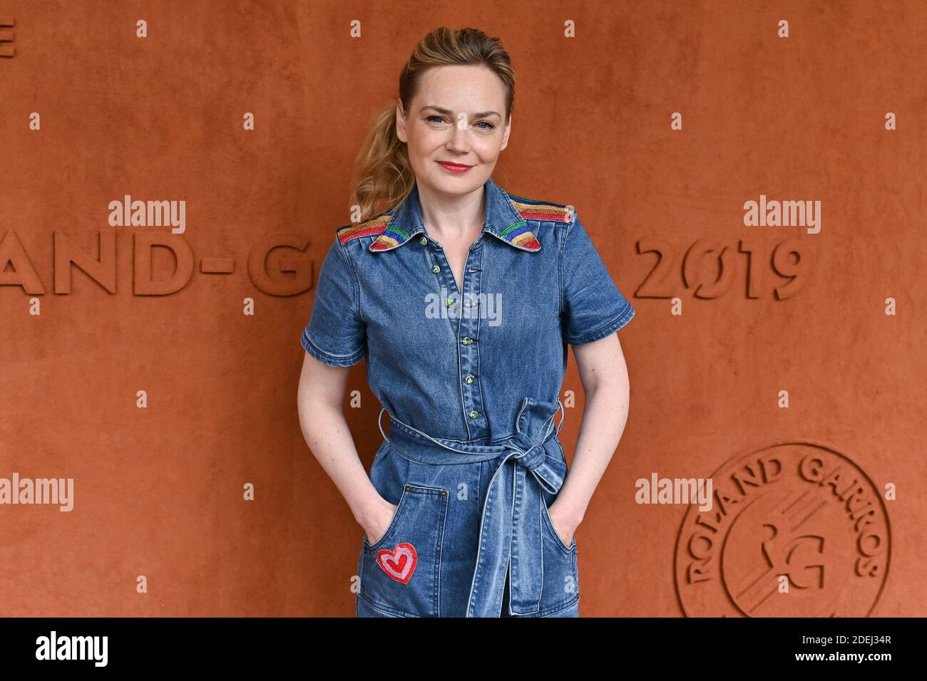 Julie Judd in Village during French Tennis Open at Roland-Garros arena ...