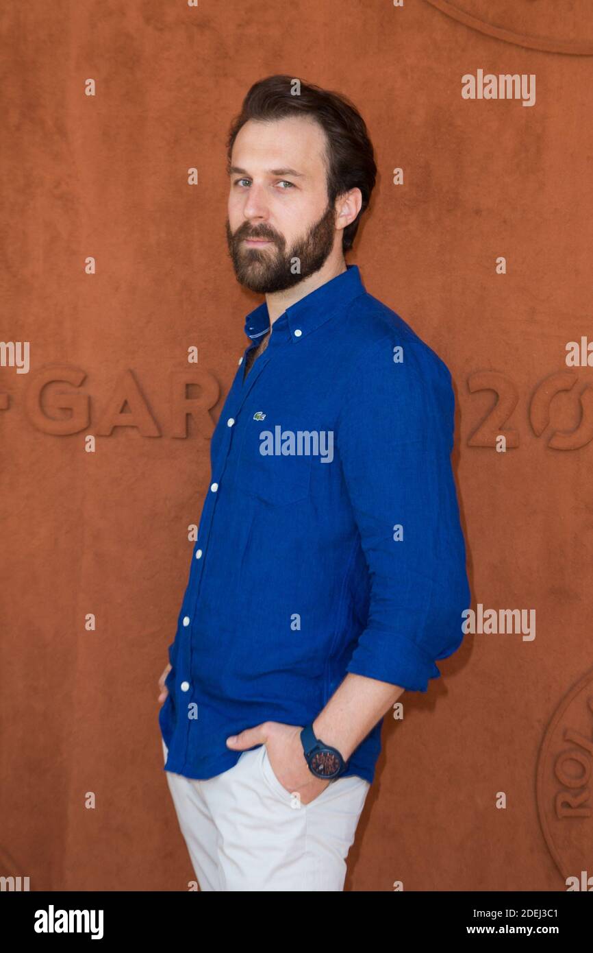 Antoine Gouy in Village during French Tennis Open at Roland-Garros ...