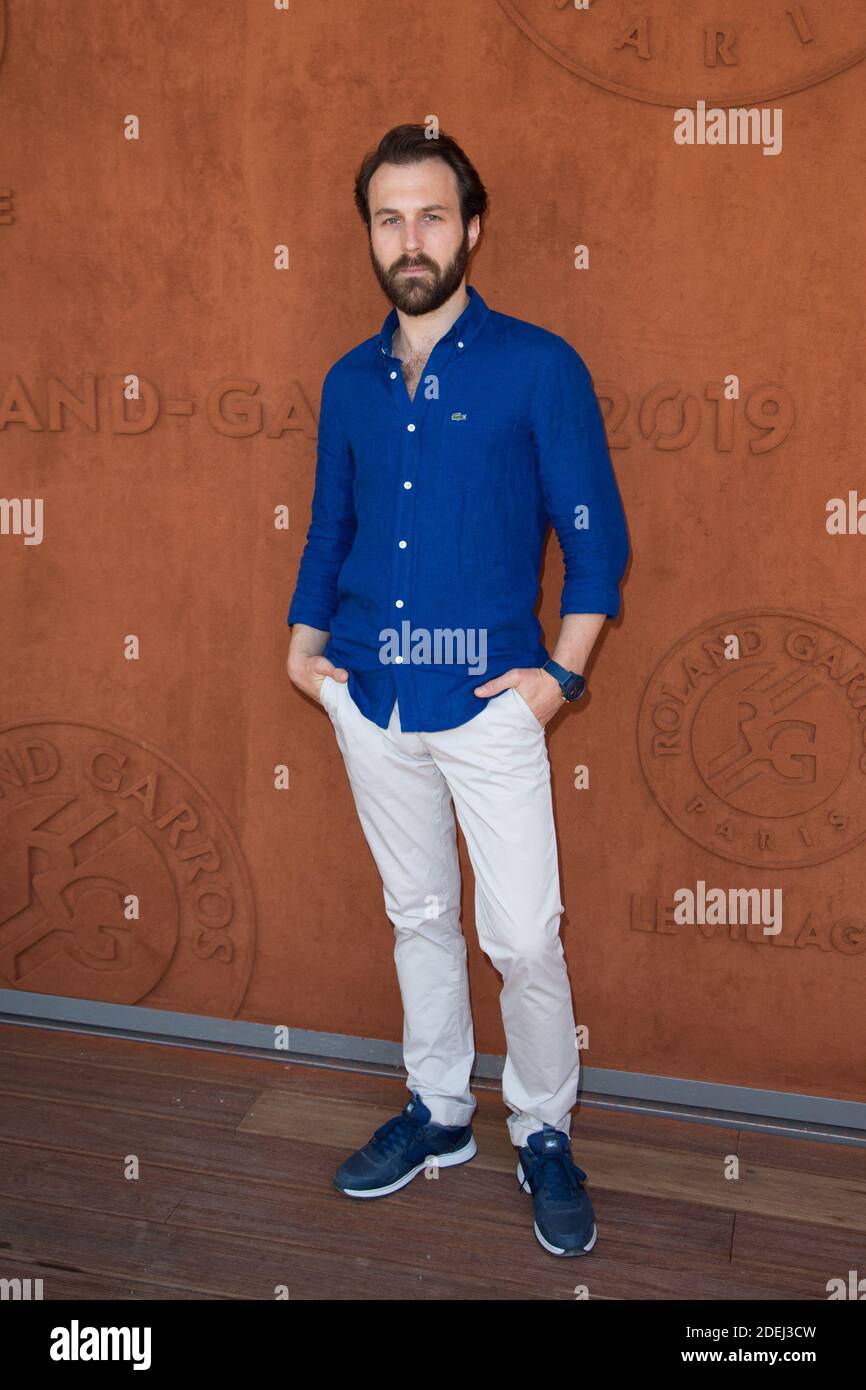 Antoine Gouy in Village during French Tennis Open at Roland-Garros ...