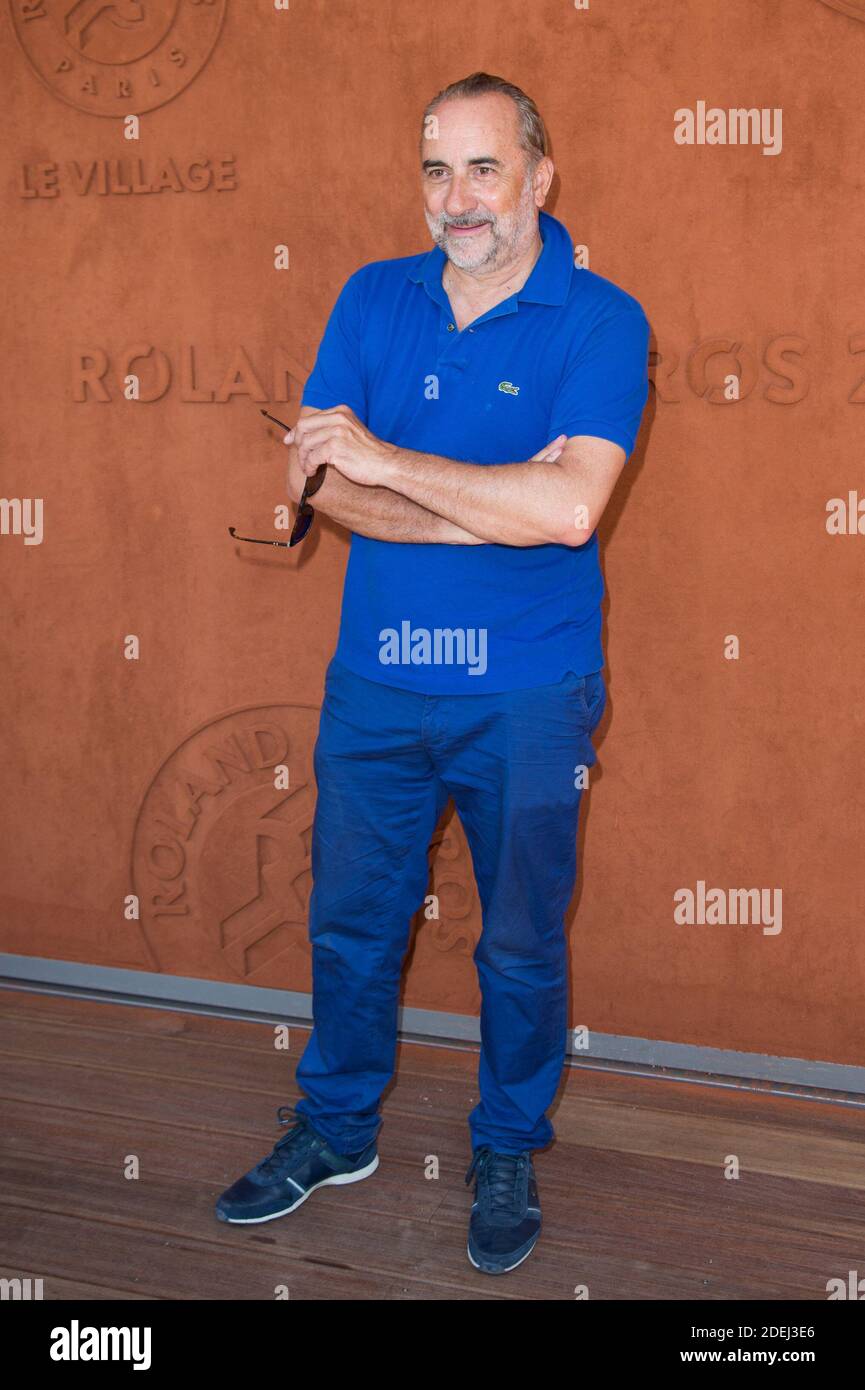Antoine Dulery in Village during French Tennis Open at Roland-Garros ... Antoine Dulery in Village during French Tennis Open at Roland-Garros ...