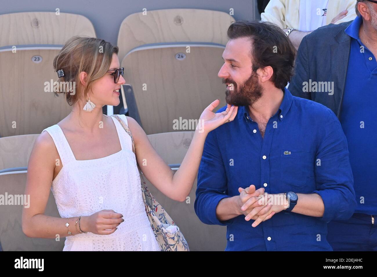 Charlotte de Peretti and Antoine Gouy attend the 2019 French Tennis ...