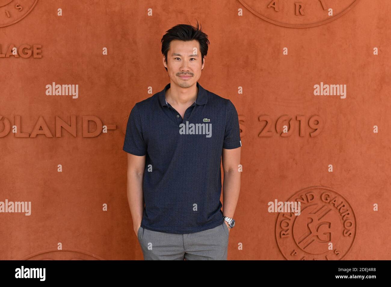Frederic Chau in the village during French Tennis Open at Roland-Garros ...