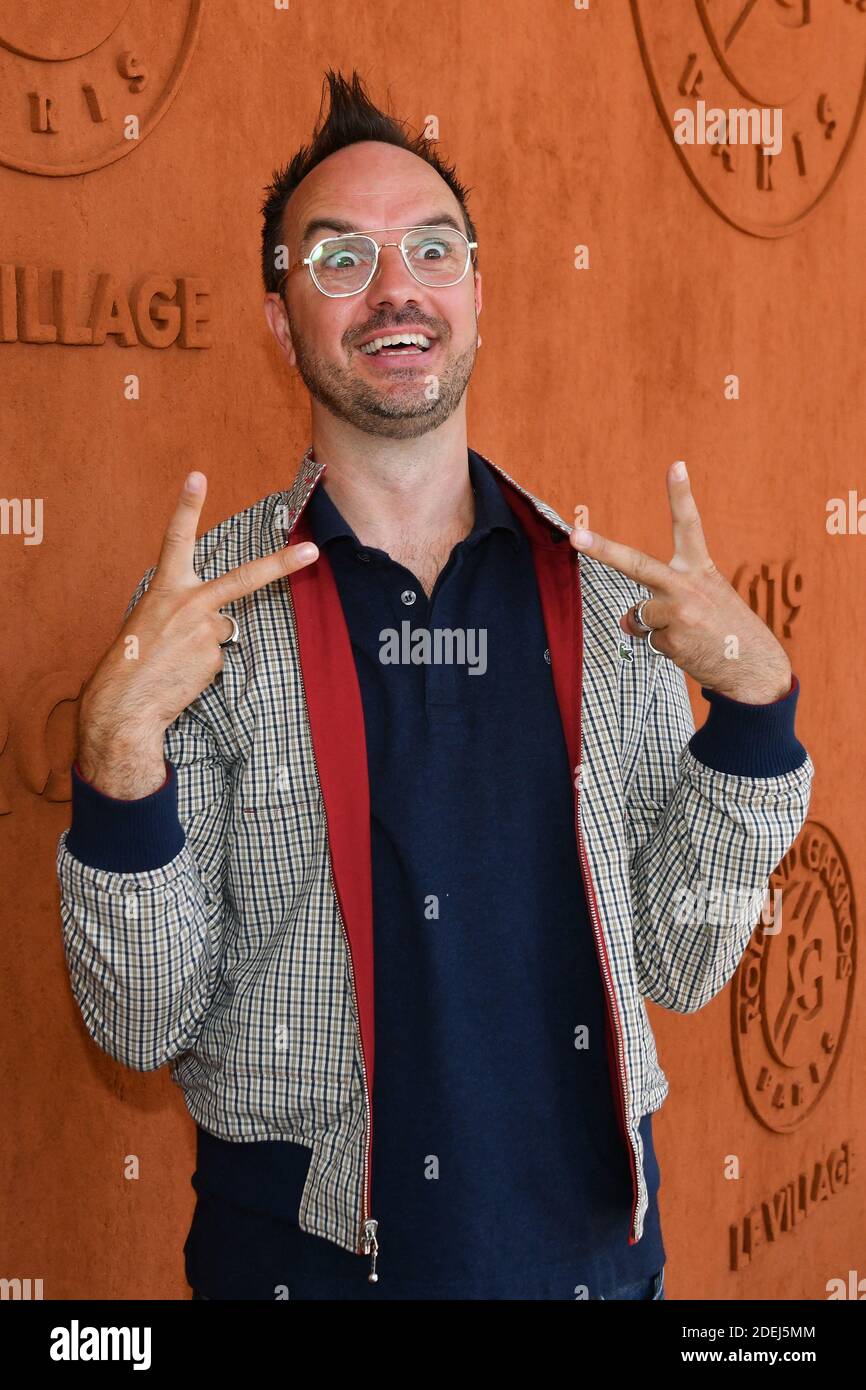 Jarry in the village during French Tennis Open at Roland-Garros arena ...
