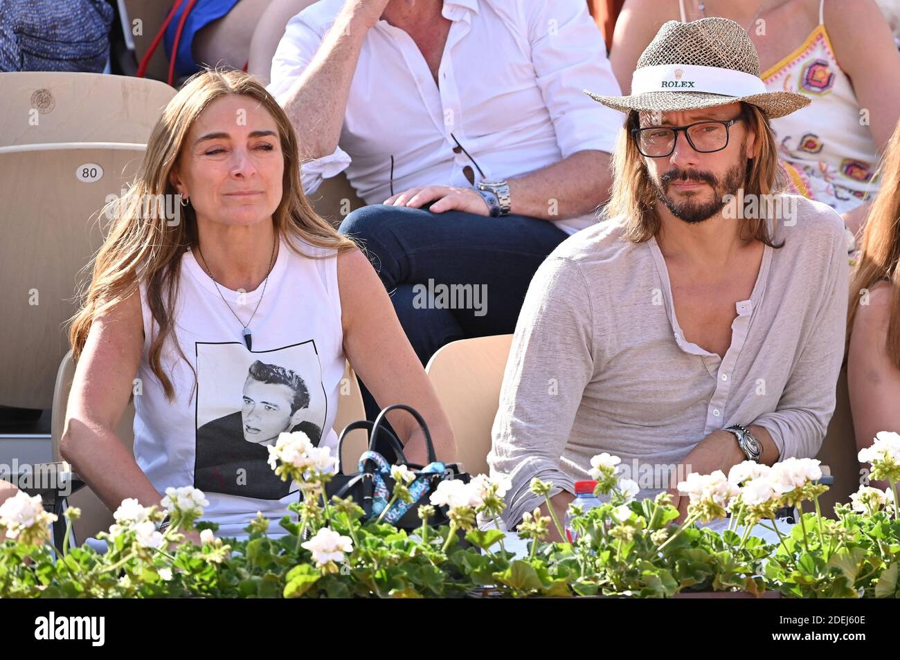 Bob Sinclar attends the 2019 French Tennis Open - Day eight in Roland ...