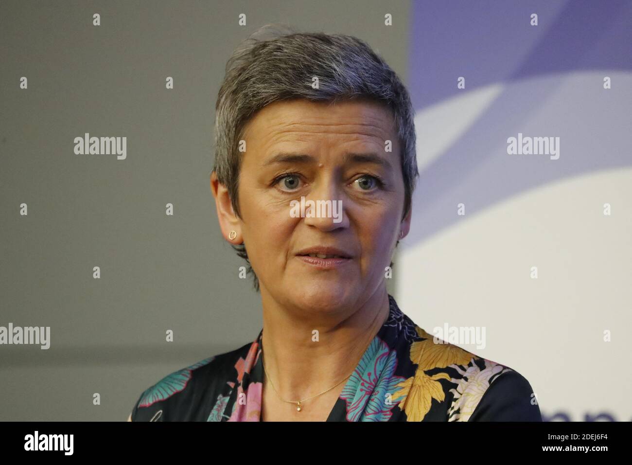 European Commissioner for Competition Margrethe Vestager during the ...