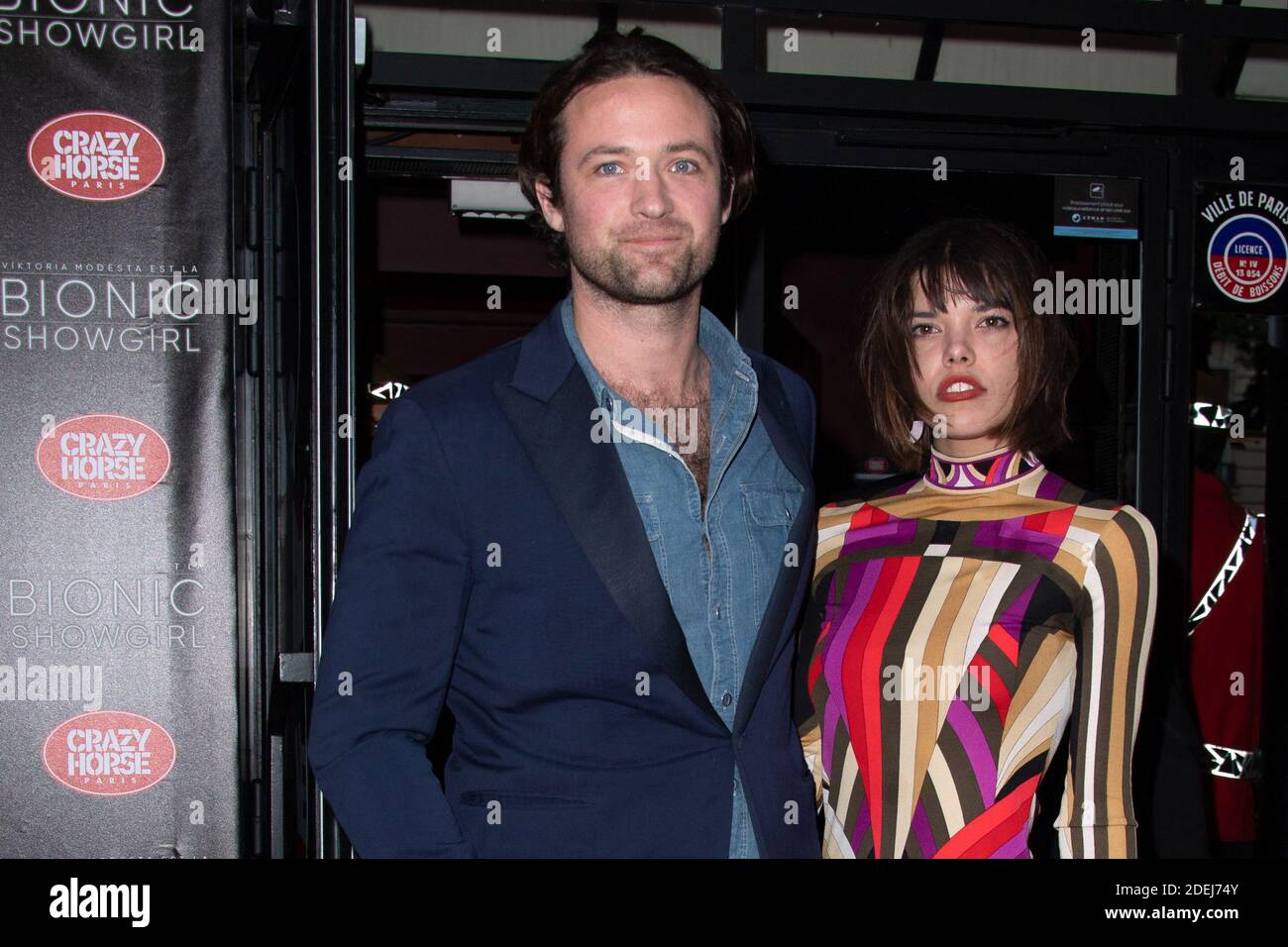 Louis-Marie de Castelbajac and guest attending the Bionic ShowGirl ...