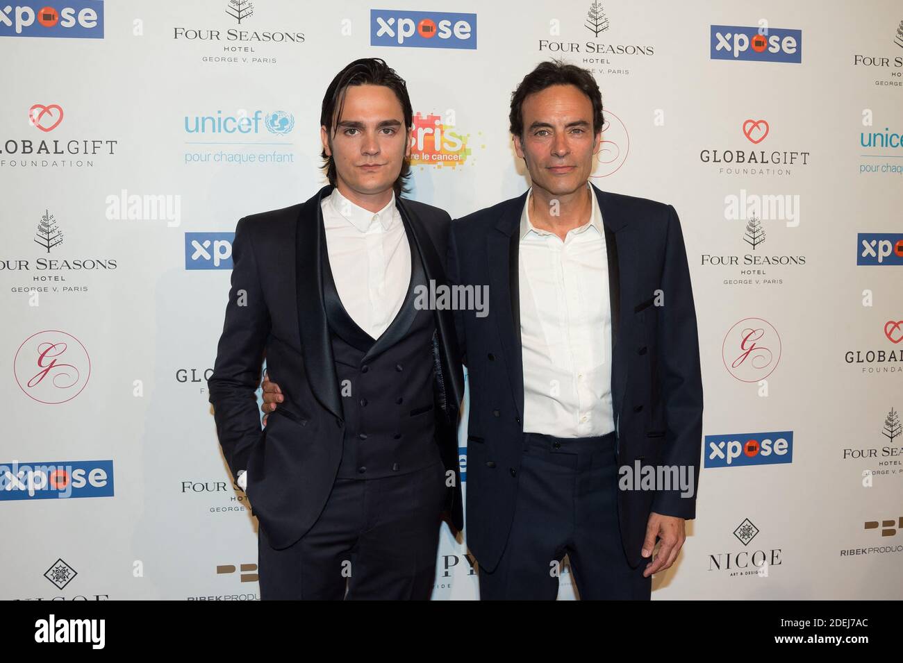 Anthony Delon and Alain-Fabien Delon attending the Global Gift Gala in ...