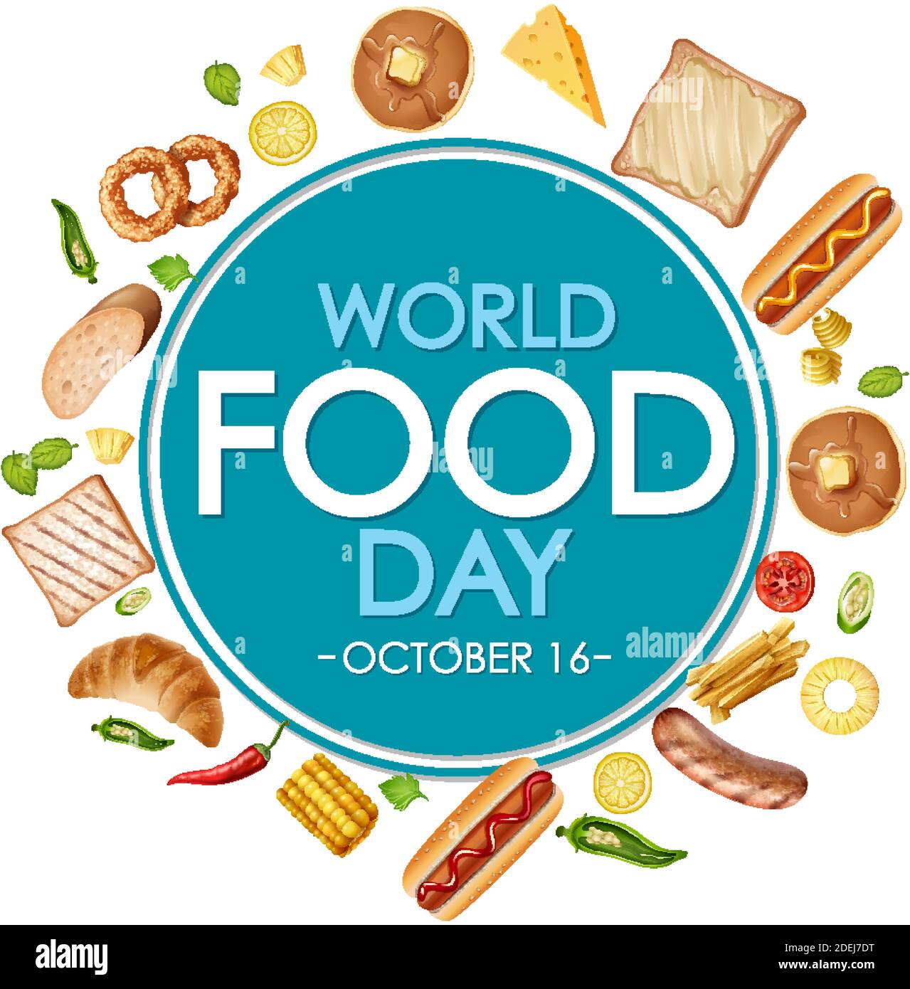 World food day banner illustration Stock Vector Image & Art - Alamy