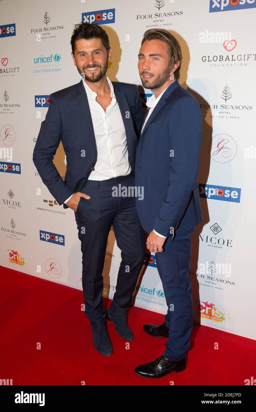 Christophe Beaugrand and Ghislain Gerin attending the Global Gift Gala ...