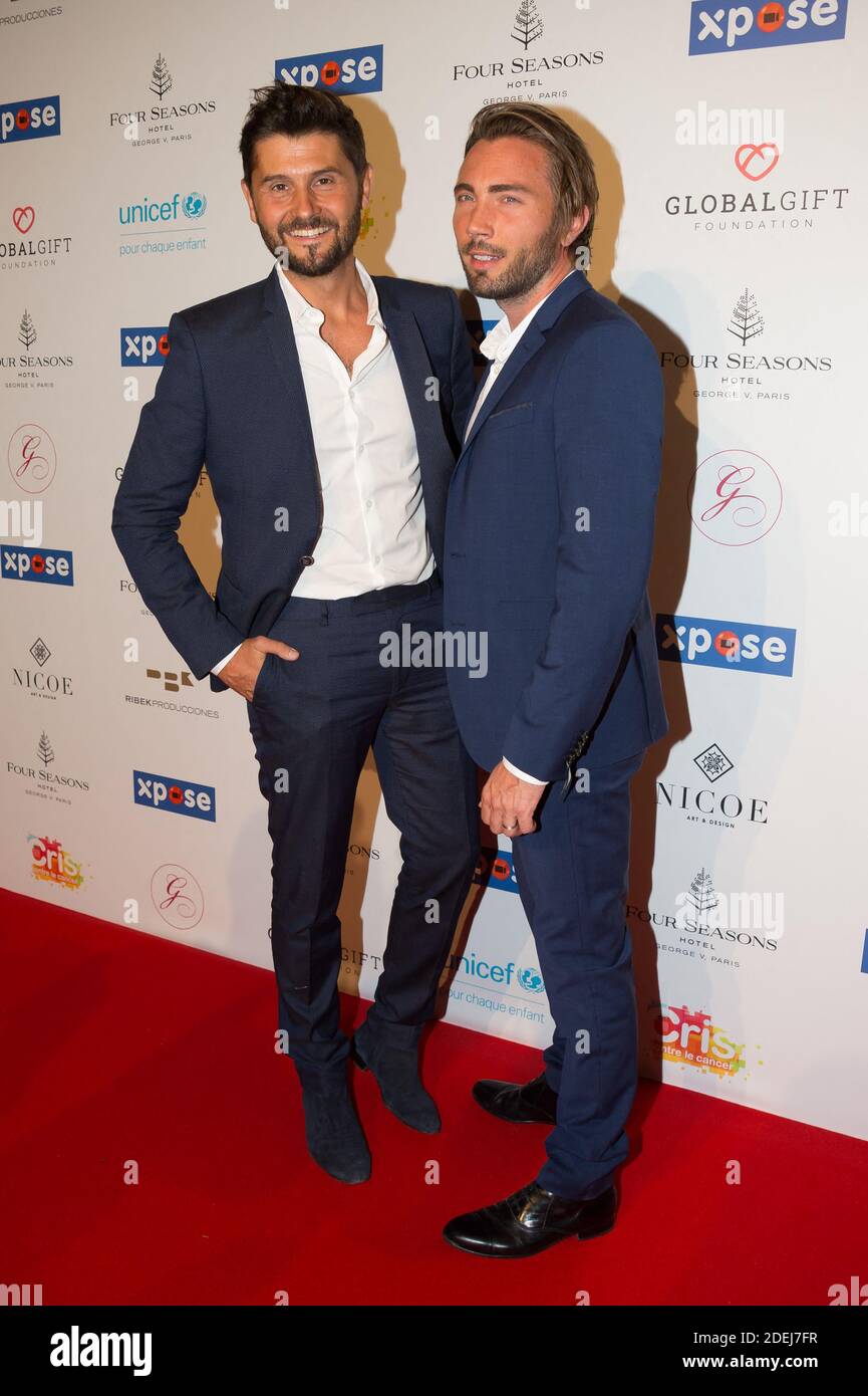 Christophe Beaugrand and Ghislain Gerin attending the Global Gift Gala ...