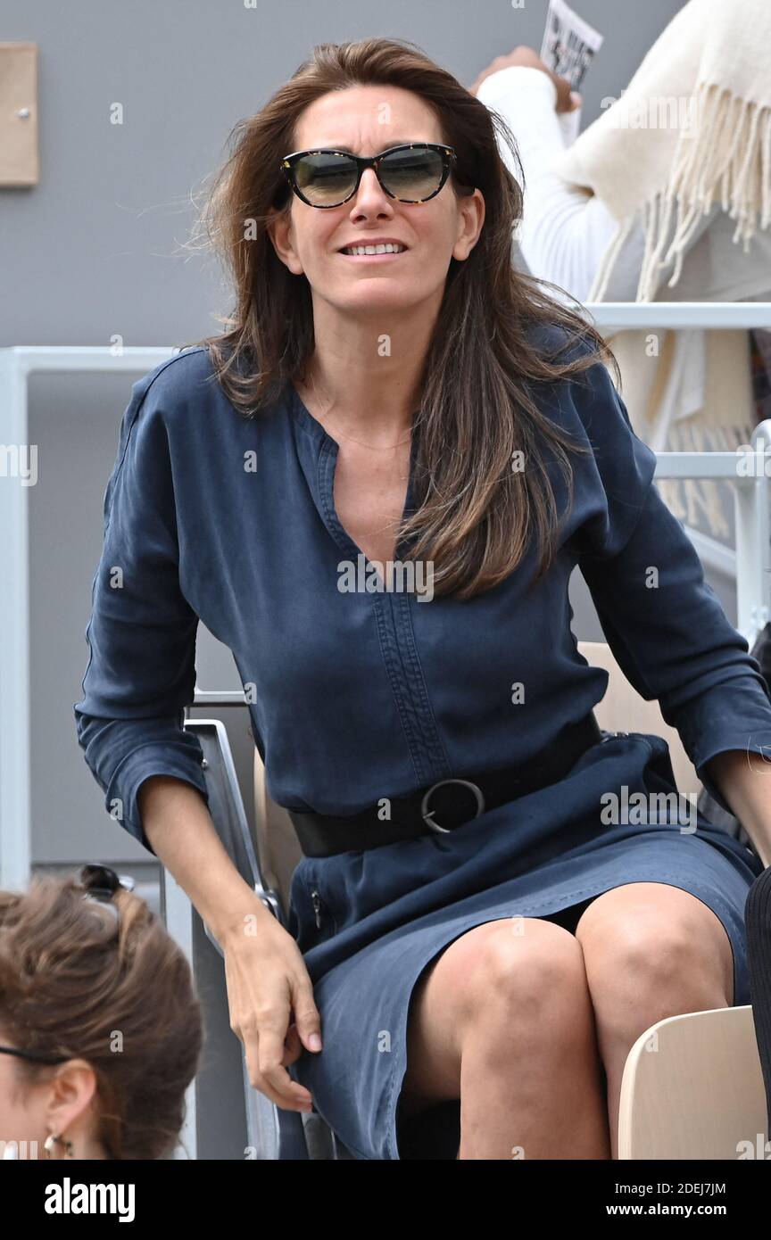 Anne-Claire Coudray attends the 2019 French Tennis Open - Day Nine in ...