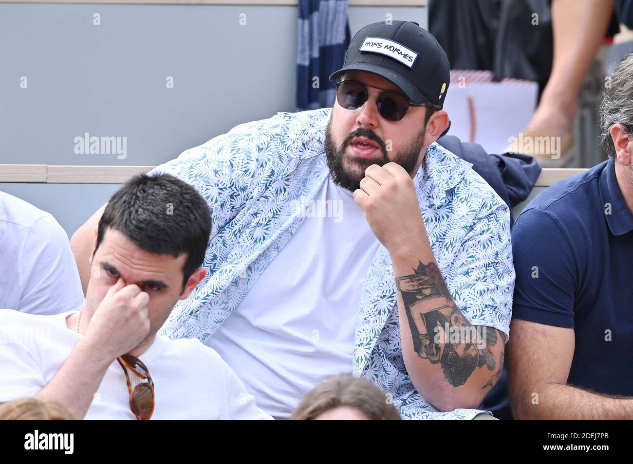 Victor Artus Solaro attends the 2019 French Tennis Open - Day Nine in ...