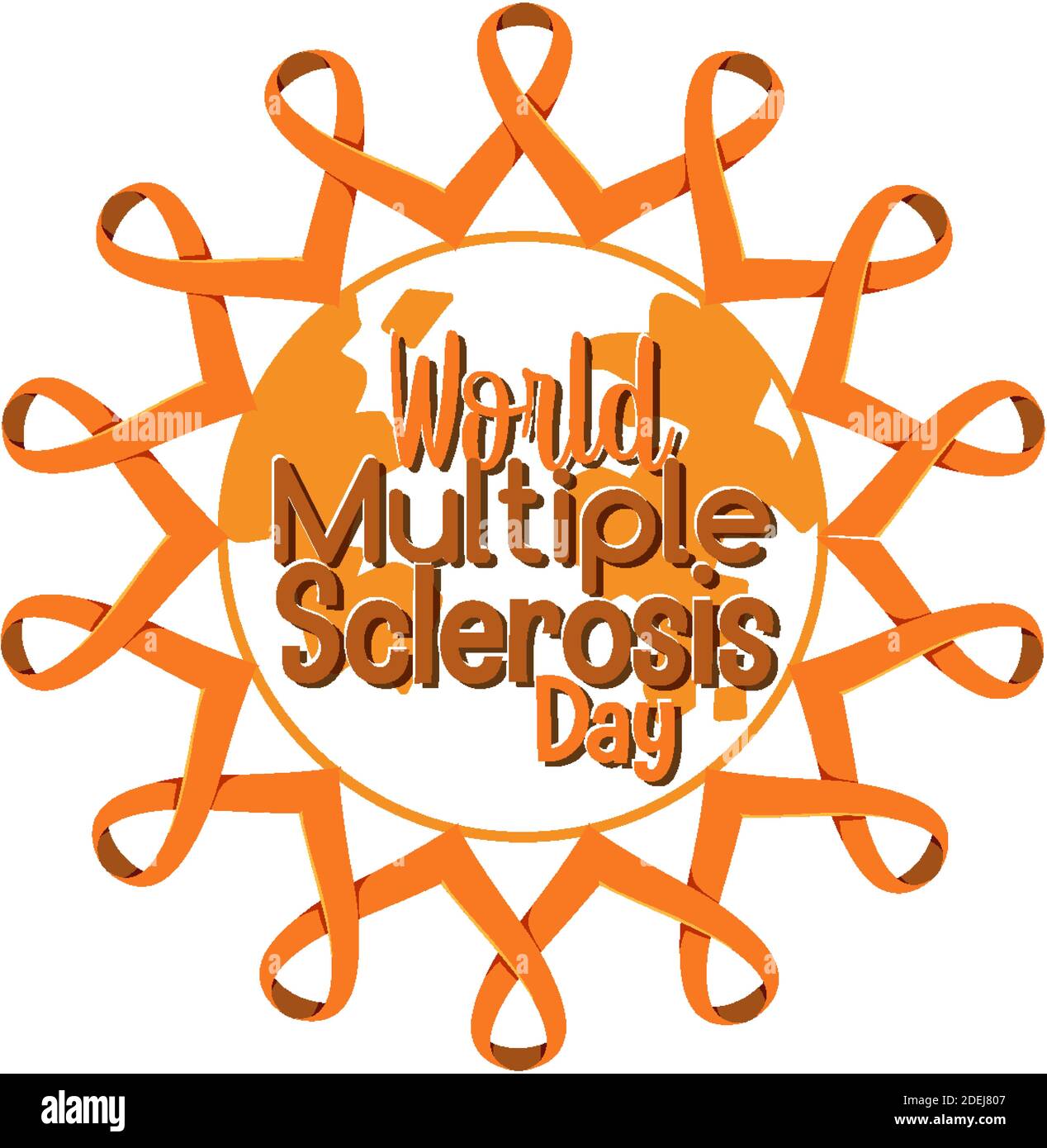 World Multiple Sclerosis Day logo or banner illustration Stock Vector ...