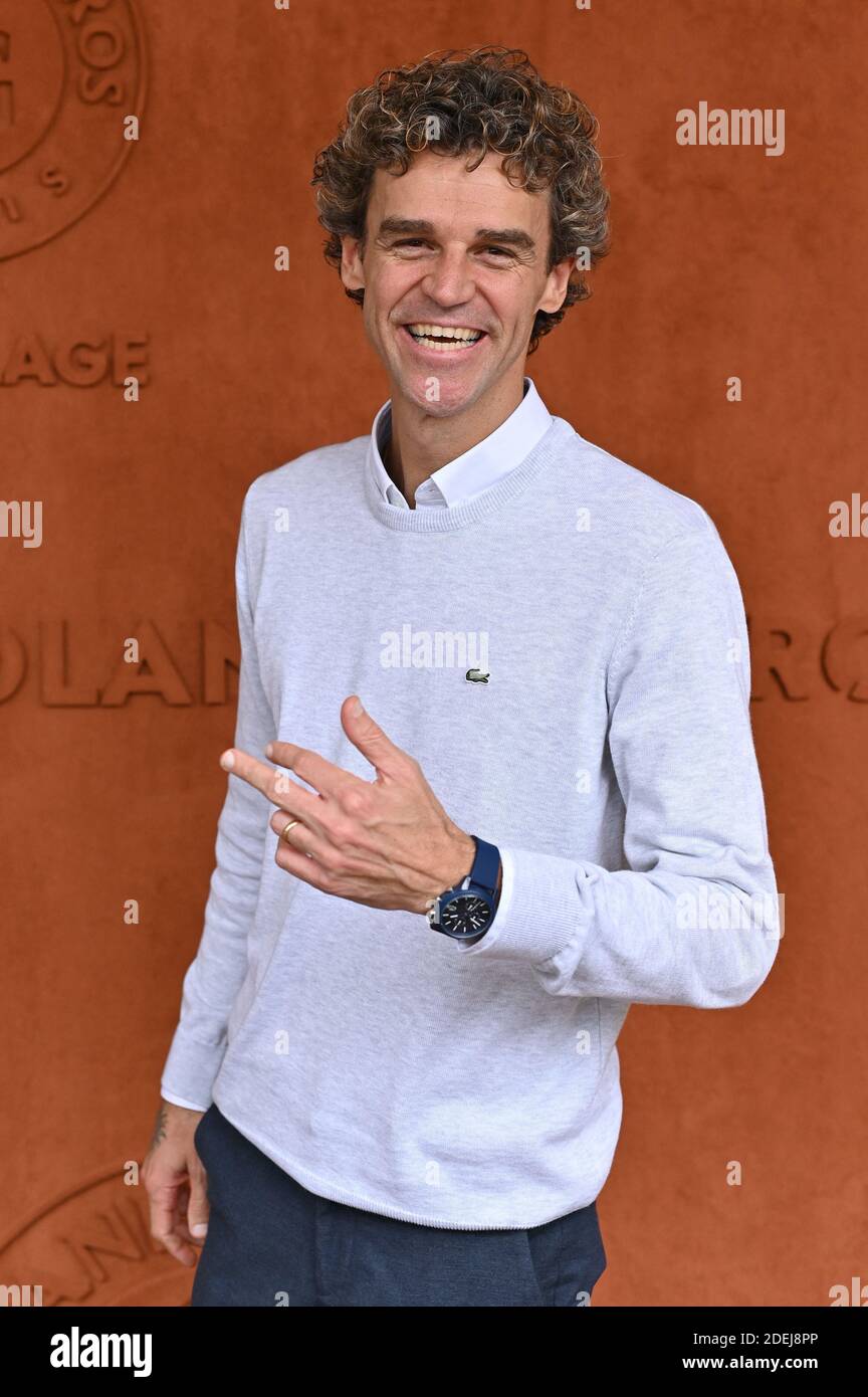 Gustavo Kuerten in Village during French Tennis Open at Roland-Garros ...