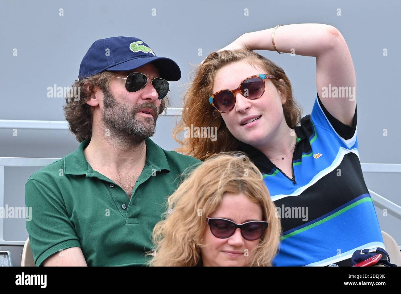 Actress Sarah Stern and her boyfriend attend the 2019 French Tennis ...