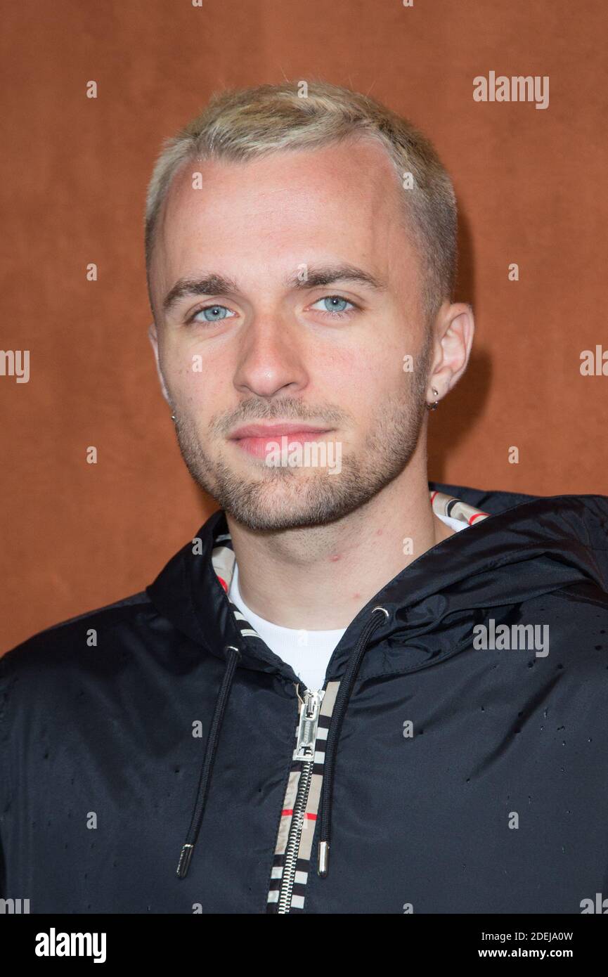 Lucas Hauchard aka Squeezie in village during French Tennis Open at ...